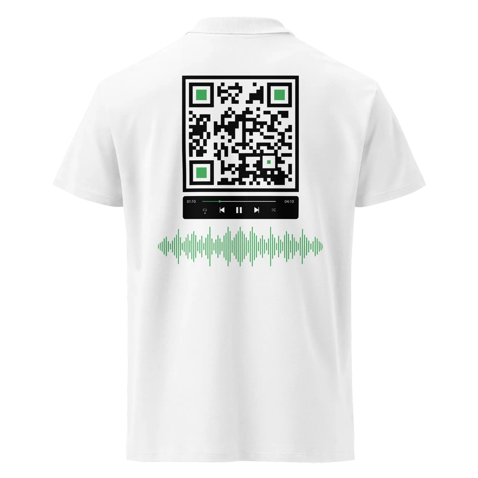 Polo QR Code audio et personnalisable | Le Lecteur – MeetOnMe